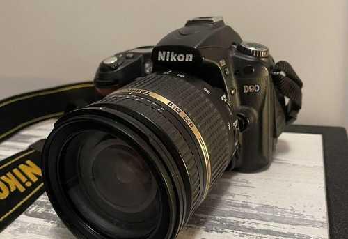 Зеркальный фотоаппарат nikon d90