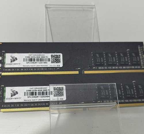 Оперативная память для ак DDR4 16GB 2666 2X8 гаран