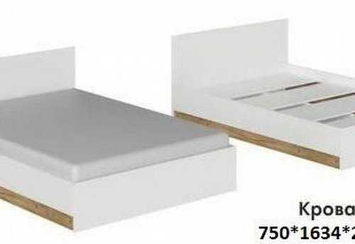 Кровать двуспальная кр-242 Свен 1,6 м белый