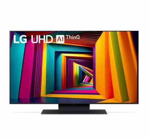 Телевизор LG 43UT91006LA.arub, черный