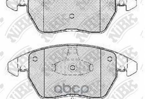 Колодки пер. peugeot 206,207,307/citroen C3, C4