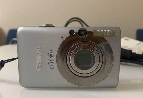 Компактный фотоаппарат canon ixus 95 is