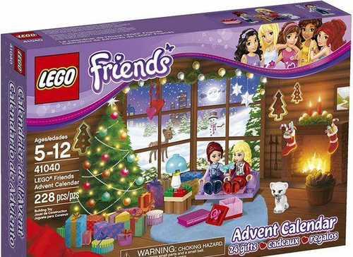 Lego Friends 41040 новогодний календарь 2014 б/у