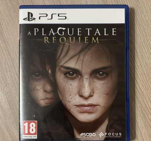 A plague tale requiem ps5 диск