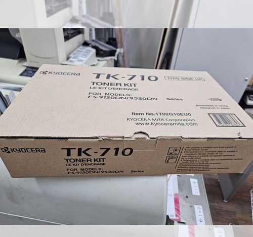 Тонер kyocera tk-710 черный