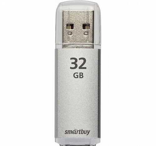 Флеш-накопитель Smartbuy V-Cut USB 2.0 32GB, сереб