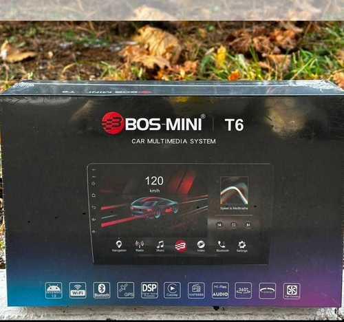 Магнитола Андроид 8ядер Bos Mini T6