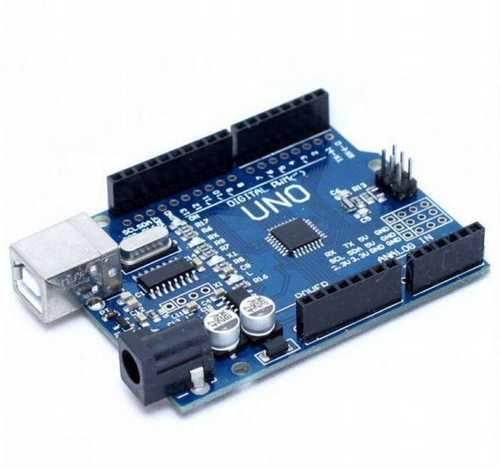 Плата Arduino UNO R3 mega328P-AU tqfp-32 (клон) (с