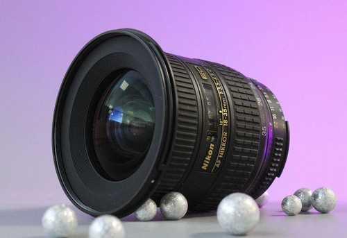 Объектив Nikon ED AF Nikkor 18-35mm f3.5-4.5 D