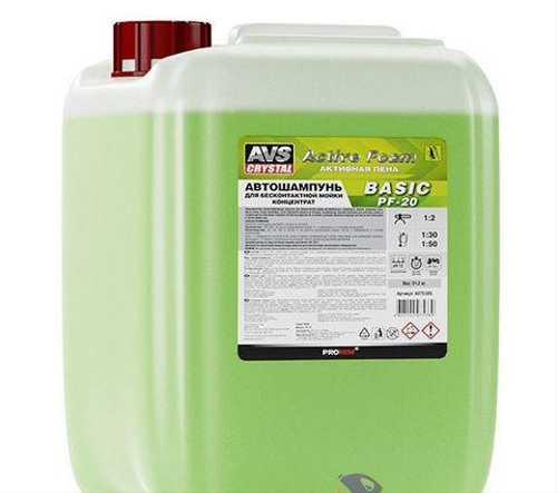 Автошампунь для б/к мойки 21,2 кг AVS basic