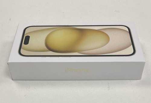 Коробка iPhone 15 Plus Yellow (Желтый)