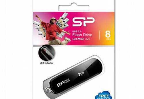 Flash Usb 2.0 Siliсon Power LuxMini 322 на 8GB