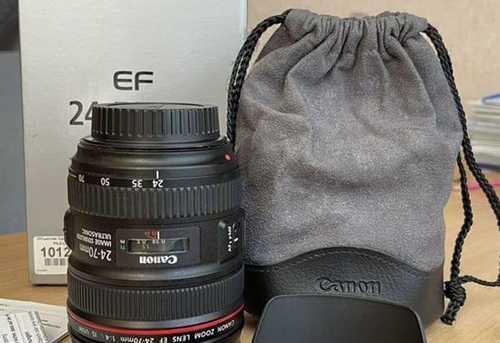 Объектив Canon EF 24-70 f/4 IS USM