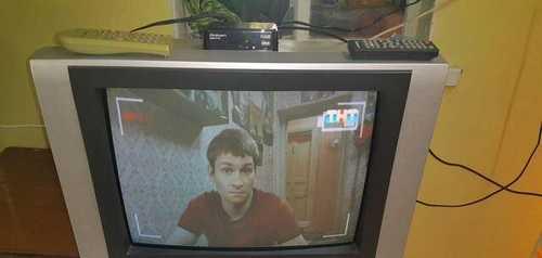Телевизор 54 см + приставка DVB-T2
