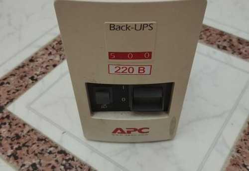 Бесперебойник APC back-UPS 500