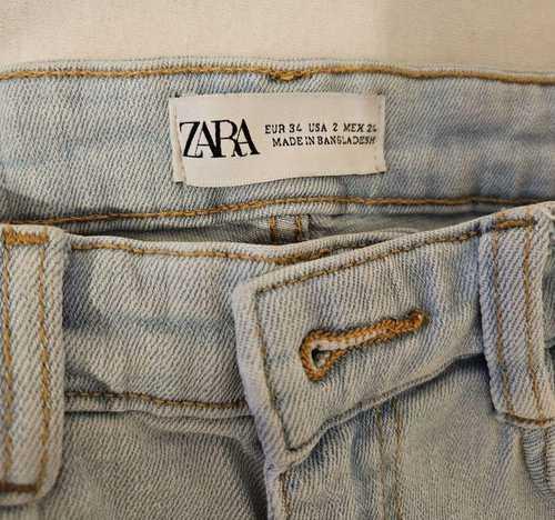 Джинсы скинни zara 34