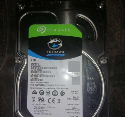 Жесткий диск HDD Seagate 4 tb