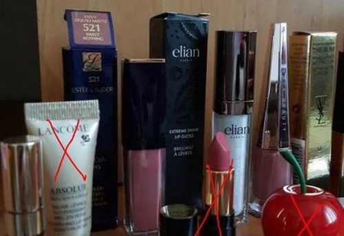 Помада YSL Fenty Huda Lancome Clarins