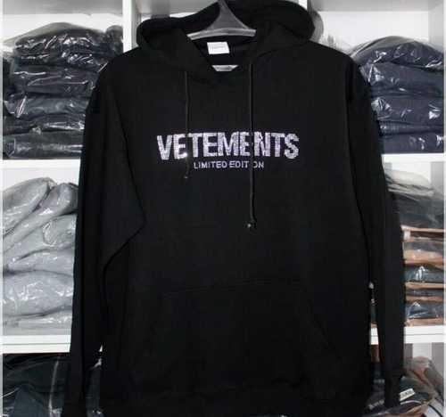 Худи Vetements со стразами vhq (Арт.11195)