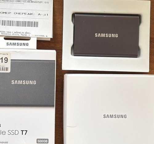 SSD Samsung T7 500 gb