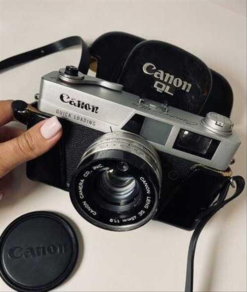Canon Canonet QL19 плёночная дальномерная камера