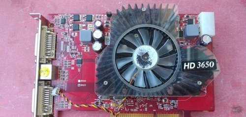 Видеокарта Radeon HD 3650 512mb AGP