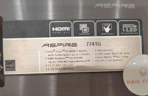 Ноутбук Acer aspire 7741G