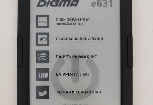 Электронная книга Digma e631