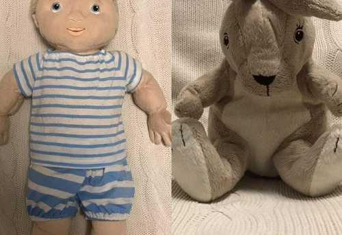 Мягкие игрушки из IKEA кукла заяц- кролик