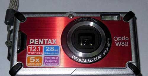 Подводный фотоаппарат Pentax Optio W80