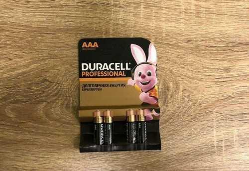 Батарейки Duracell AAA 4 шт - Мизинчиковые