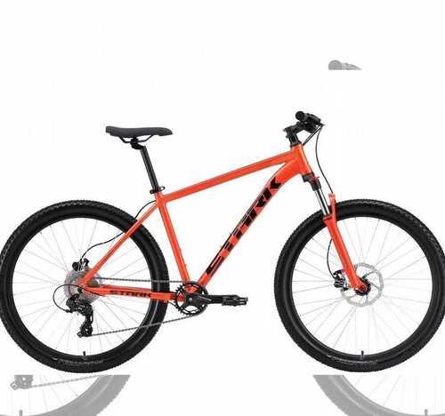 Велосипед Stark'24 Hunter 27.2 HD рыжий мет/черн