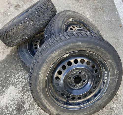 Зимние колес 4 100 резина tigar ice 185/65 r15 92t