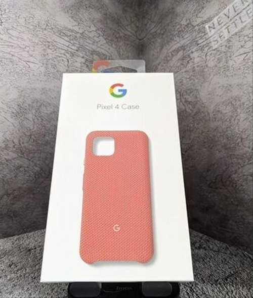 Google Pixel 4, fabric case, coral,оранжевый,новый
