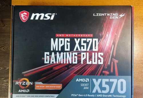 Комплект MSI X570 gaming plus + Ryzen 5600Х + 16G