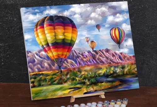 Картина по номерам на холсте «Воздушные шары»