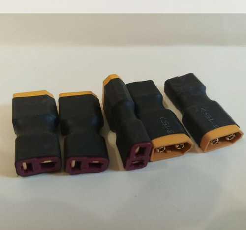 Переходник с XT60 на T plug ток до 30-40 ампер