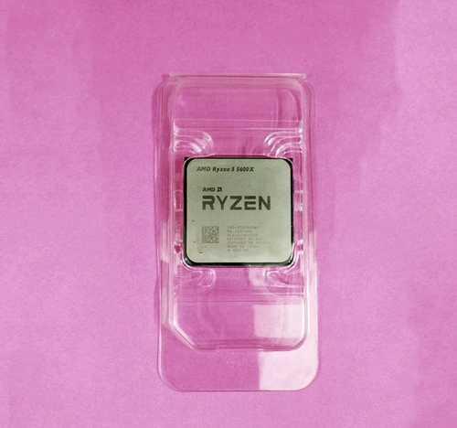 Новый процессор AMD Ryzen 5 5600X. New tray