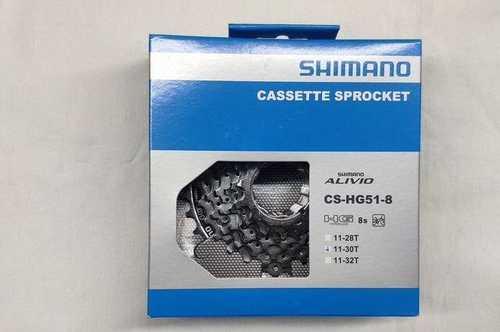 Новая кассета Shimano CS-HG51-8, 8 скоростей