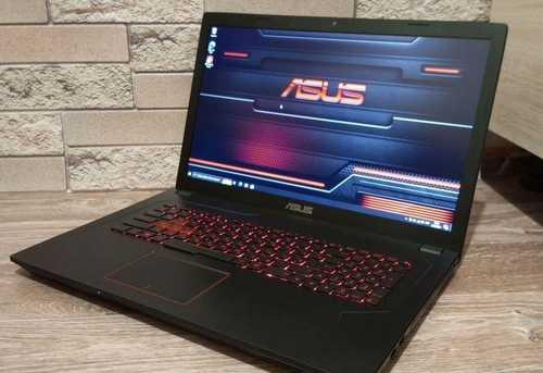 Огромный монстр 17" asus i5/12GB/GTX 1050 4GB/SSD