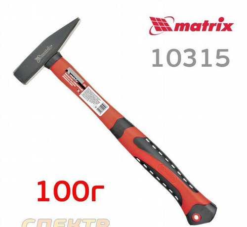 Молоток слесарный 100г matrix 10315 квадратный бое