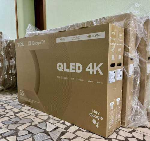 Новинка Qled TCL 55T7B 2024г Android