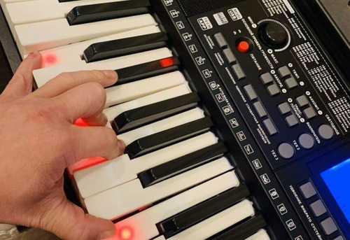Синтезатор с обучением + Стойка (подсветка клавиш)