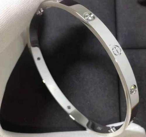 Браслет Cartier Love из белого золота 0,33ct