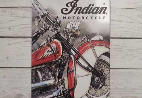 Декоративная табличка Indian Motorcycle