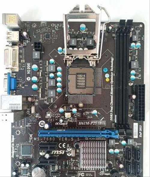 Lga1155 MSI H61M-P25(B3)