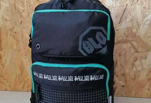 Функциональный школьный рюкзак новый чёрно-зелёный
