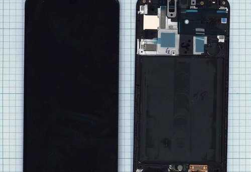 Дисплей Samsung A505FD A507FD черный+рамка Orig