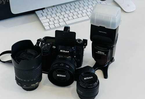 Полный комплект с Nikon D7000