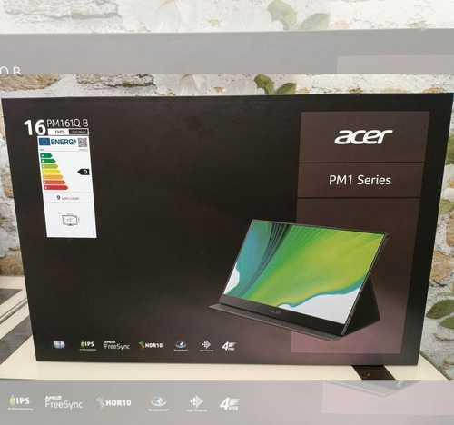 Монитор acer PM161Q (15.6' ), Full HD